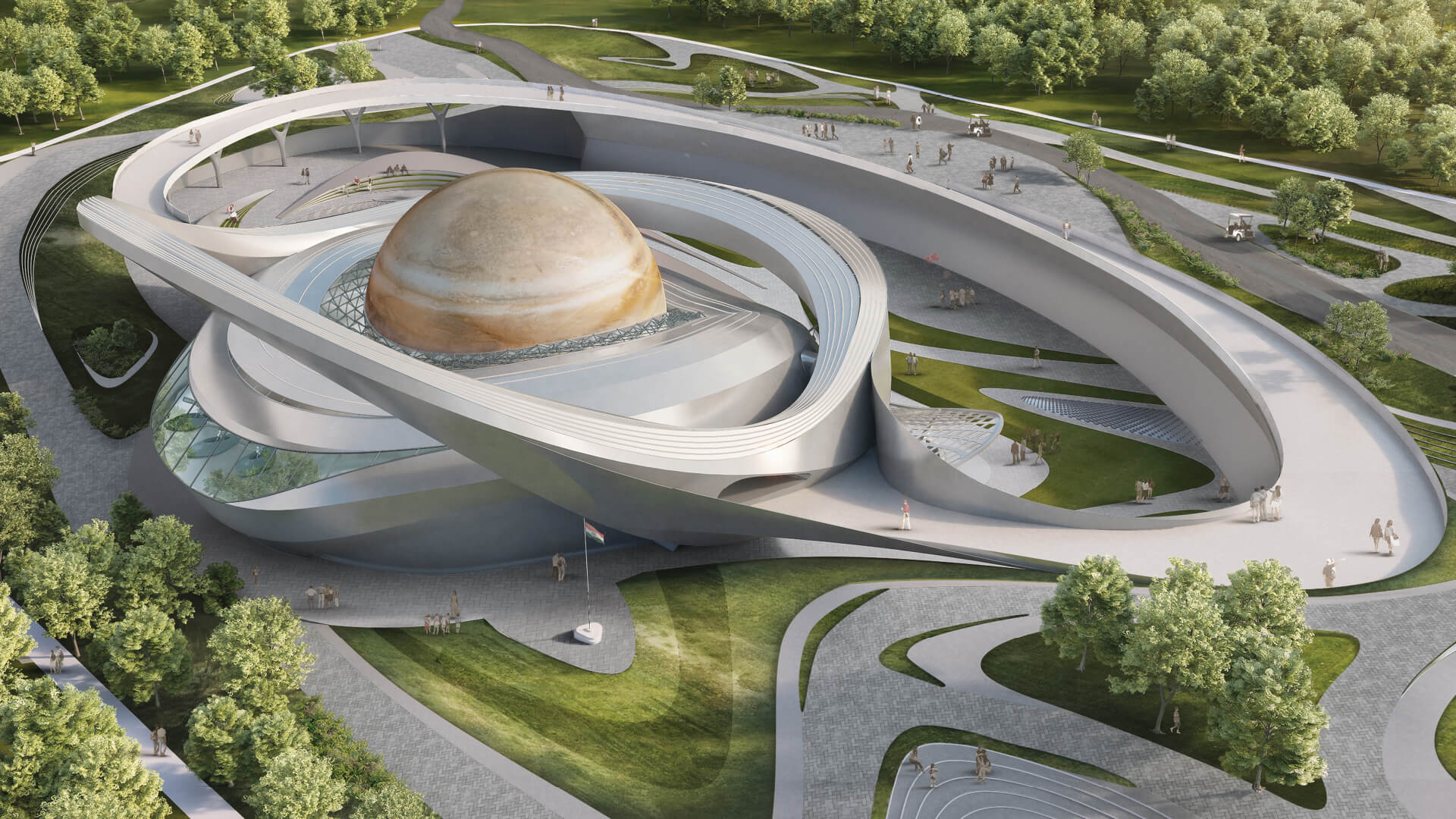 Studio Emergence Proposes An Astronomy Inspired Planetarium In South India