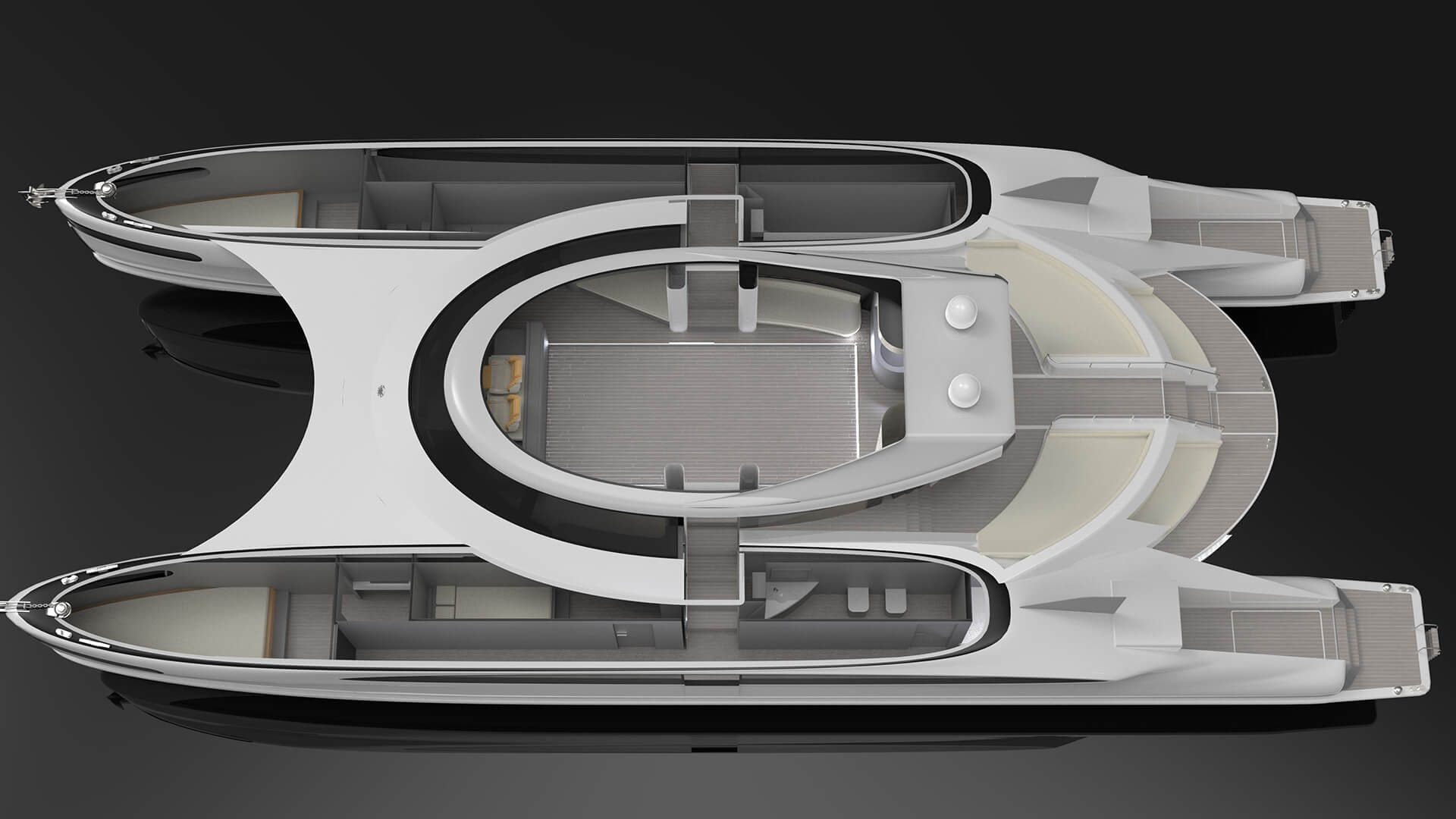 Lazzarini Design Studio’s ‘Pagurus’ is a ‘crab-shaped’ amphibious catamaran