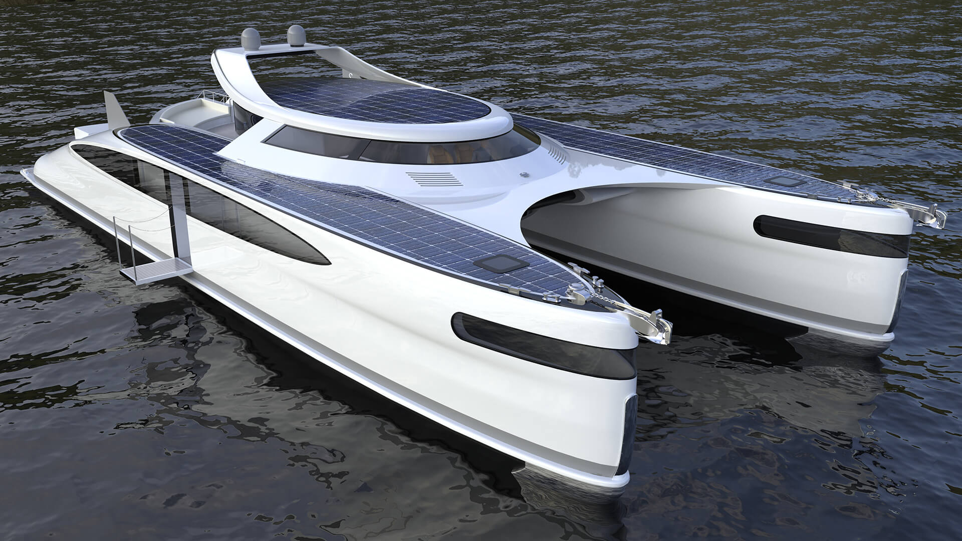 Lazzarini Design Studio’s ‘Pagurus’ is a ‘crab-shaped’ amphibious catamaran